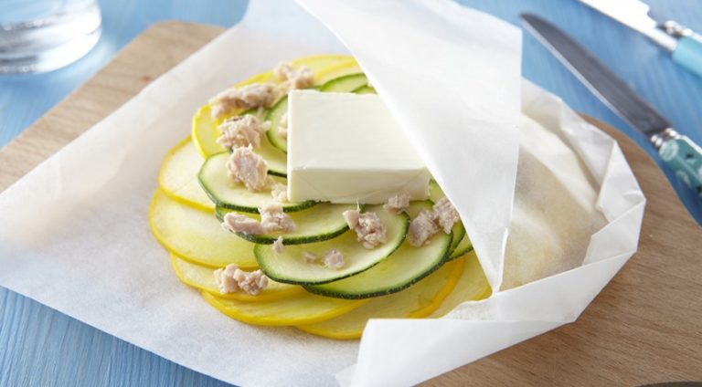 بابيوت التونة و القرع الملون و جبنة كيري - Les bonnes recettes Kiri